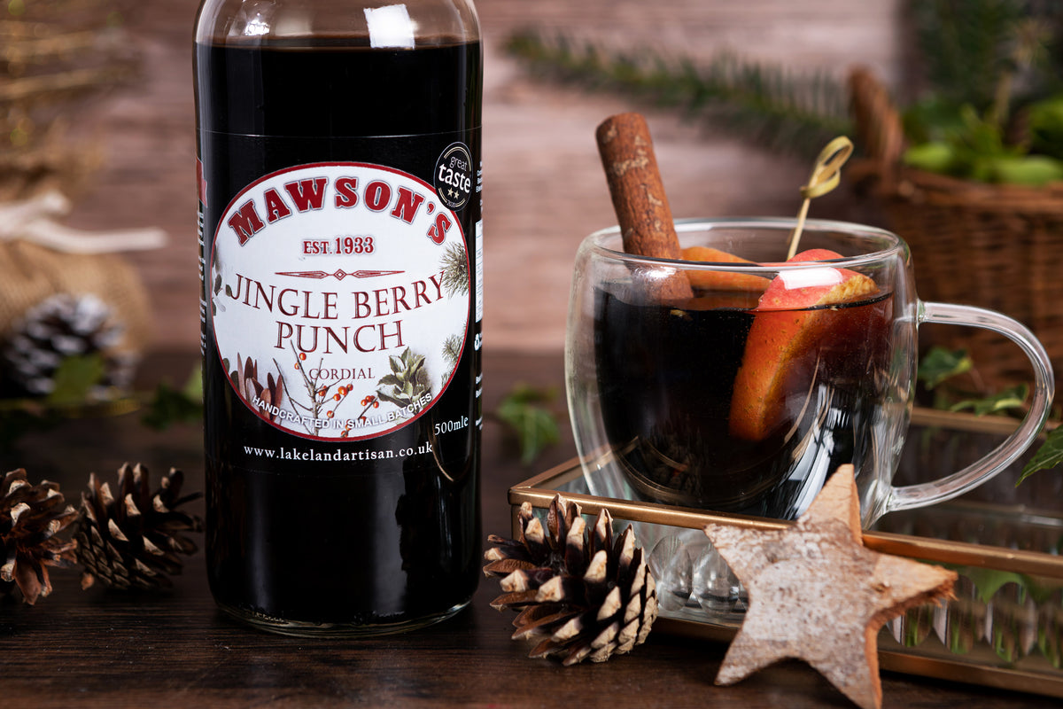 Jingle Berry Punch Cordial - 500ml Glass Bottle – Lakelandgifts