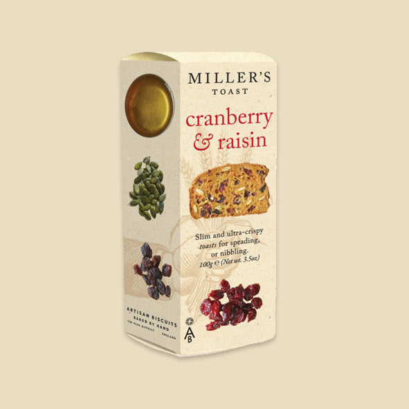 Miller's Toast Cranberry & Raisin – Lakelandgifts
